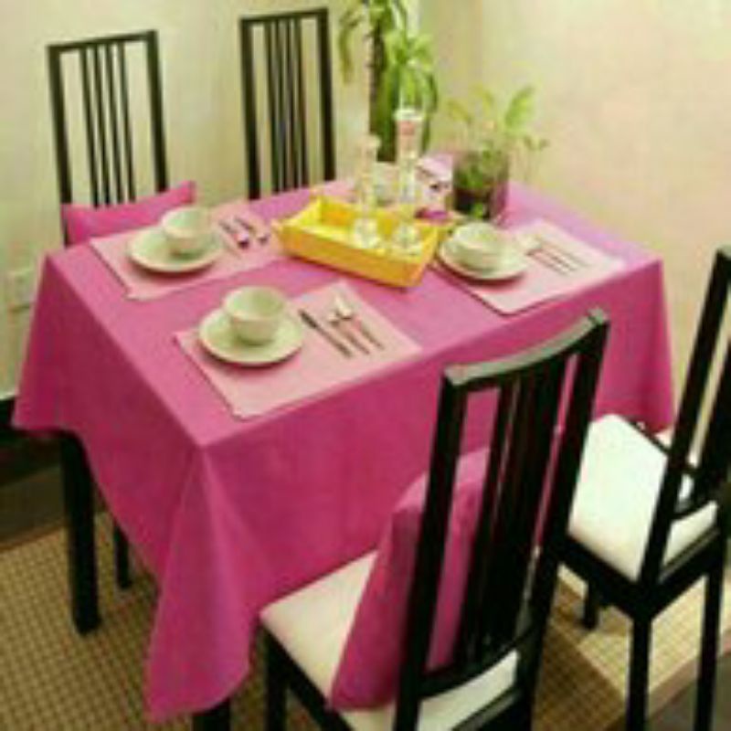 Jual Taplak meja polos kain katun polos 4k dan 6k bisa custom semua ...