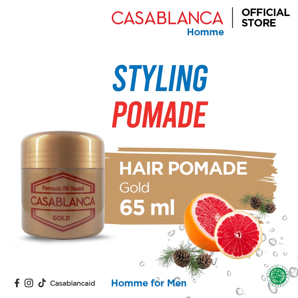 Jual Casablanca Pomade - Gold (50g) Pomade Rambut Pria | Shopee Indonesia