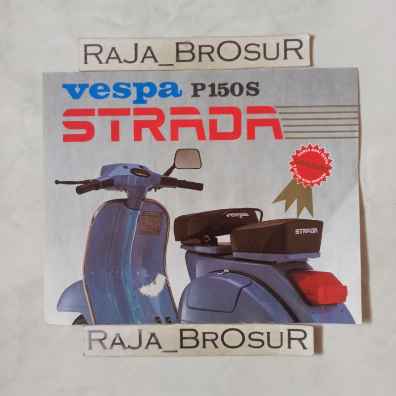 Jual Poster brosur katalog flyer jadul lawas Piaggio Vespa P 150 S ...