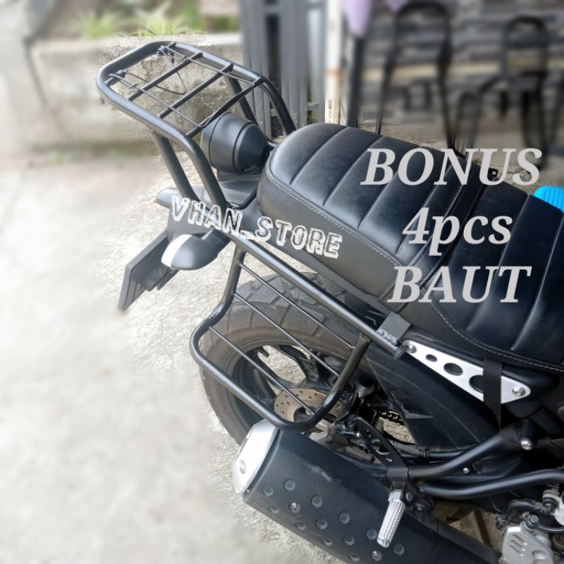 Jual BEHEL XSR 155 SIDERACK V2 rak samping (tebal 1,5mm) | Shopee Indonesia