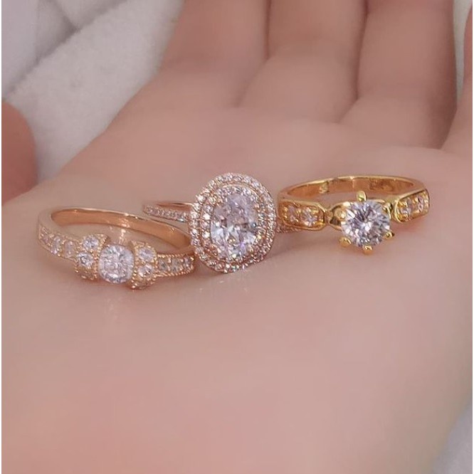 Jual Matlaine - Koleksi Perhiasan Cincin Pilihan Gold Diamond Korea ...