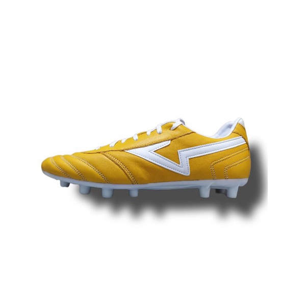 Jual SEPATU SEPAKBOLA CALF LEATHER SEVSPO MAESTRO ZS YELOW WHITE ...