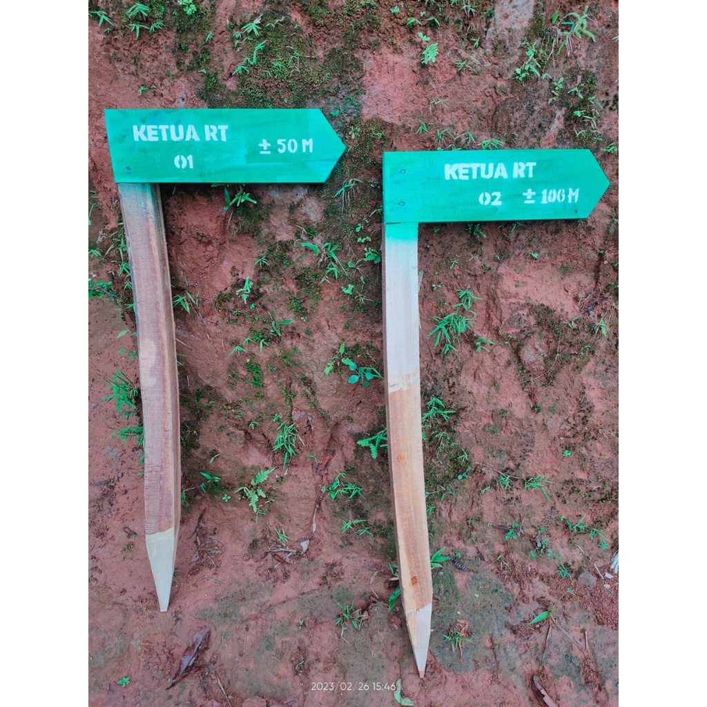 Jual Plang kayu penamaan RT RW di desa cocok untuk mahasiswa KKN ...