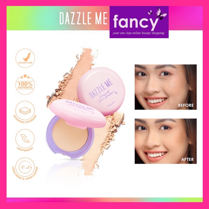Jual DAZZLE ME Muse Pressed Foundation | Long Lasting Filter Like ...