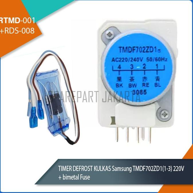 Jual Timer defrost dan bimetal fuse defrost kulkas Samsung 2 pintu ...