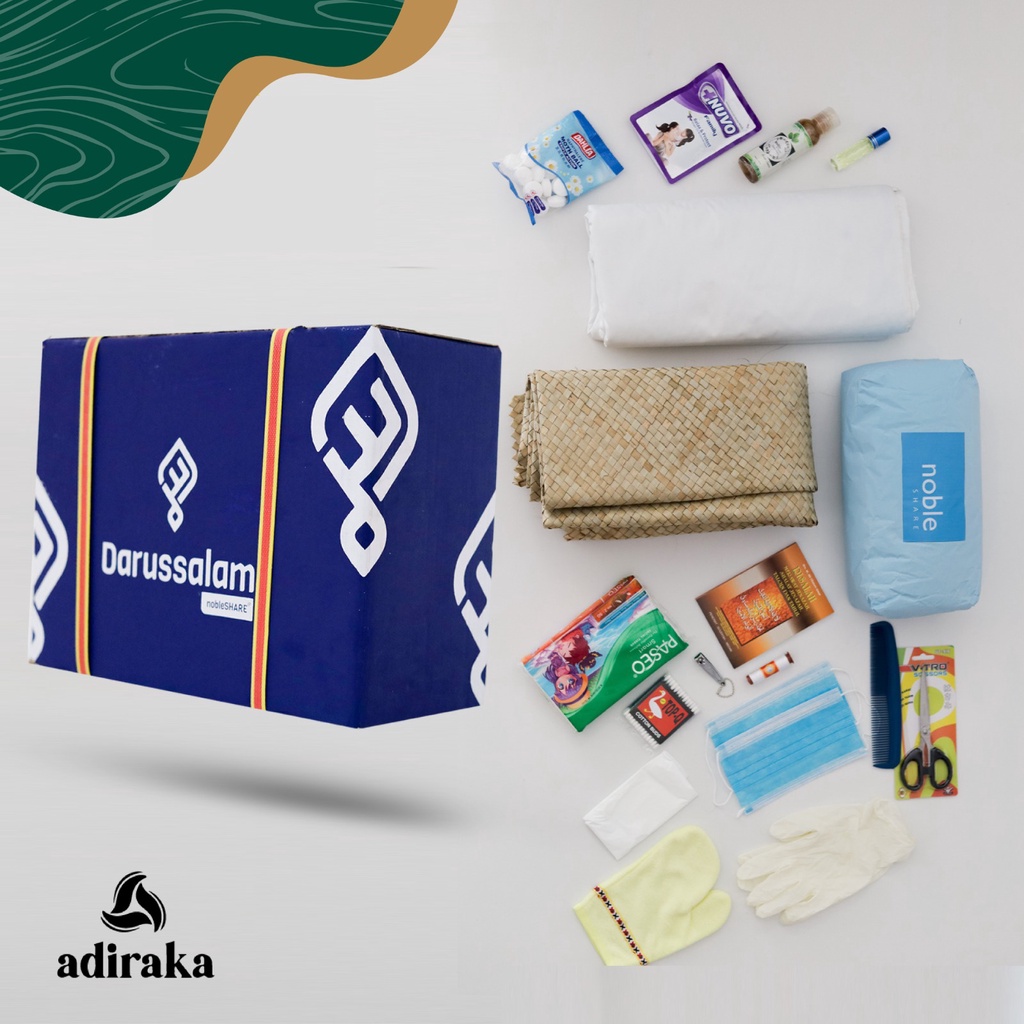 Jual Kain KAFAN Kaffan ALI DARUSSALAM Paket Komplit Jenazah Pria ...