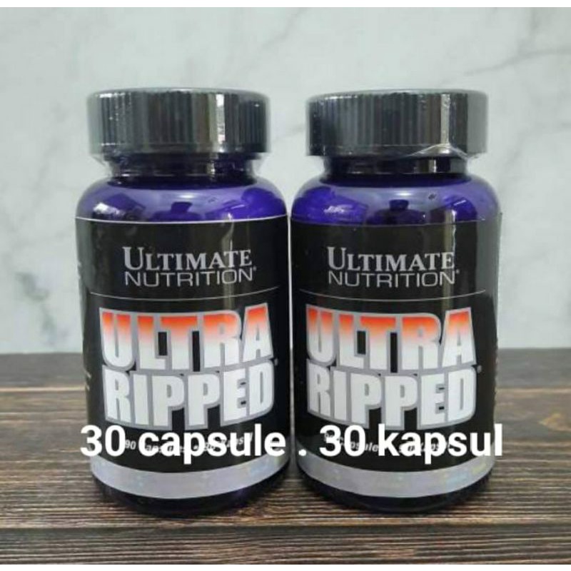 Jual Ultimate Nutrition Ultra Ripped Fat Burner Pembakar Lemak Isi 30