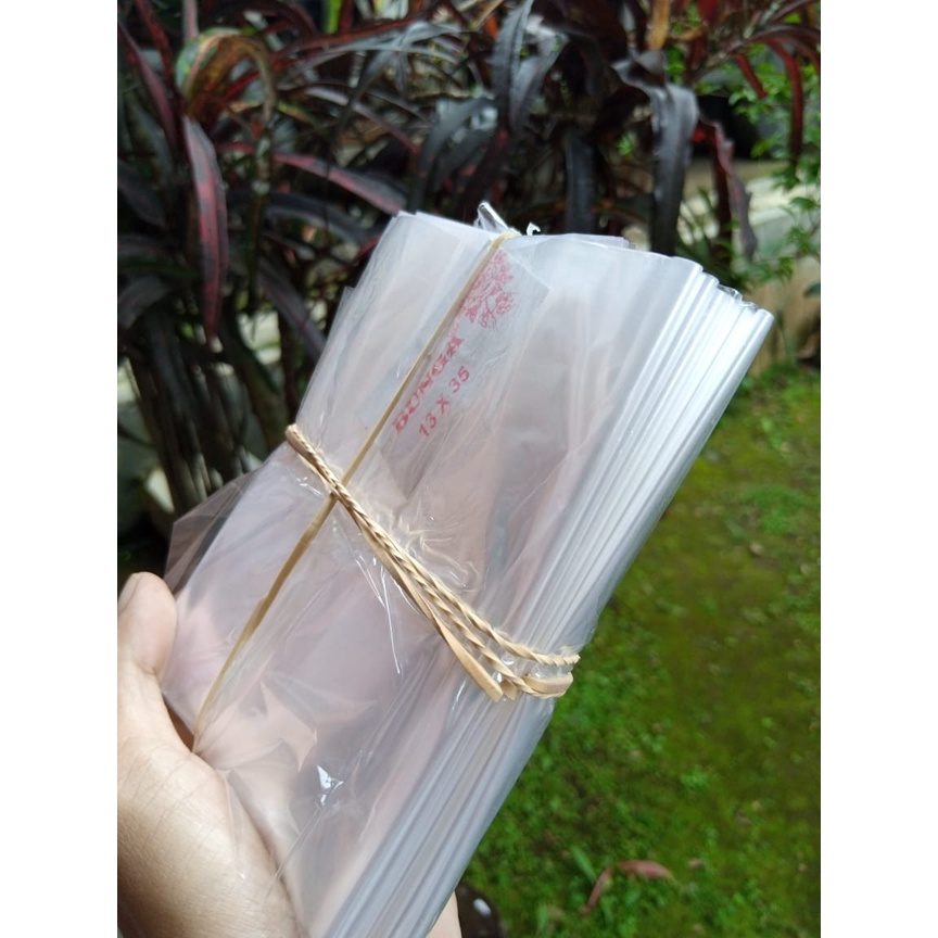 Jual Plastik AA bening tipis ukuran 13x35, plastik bening tipis ...