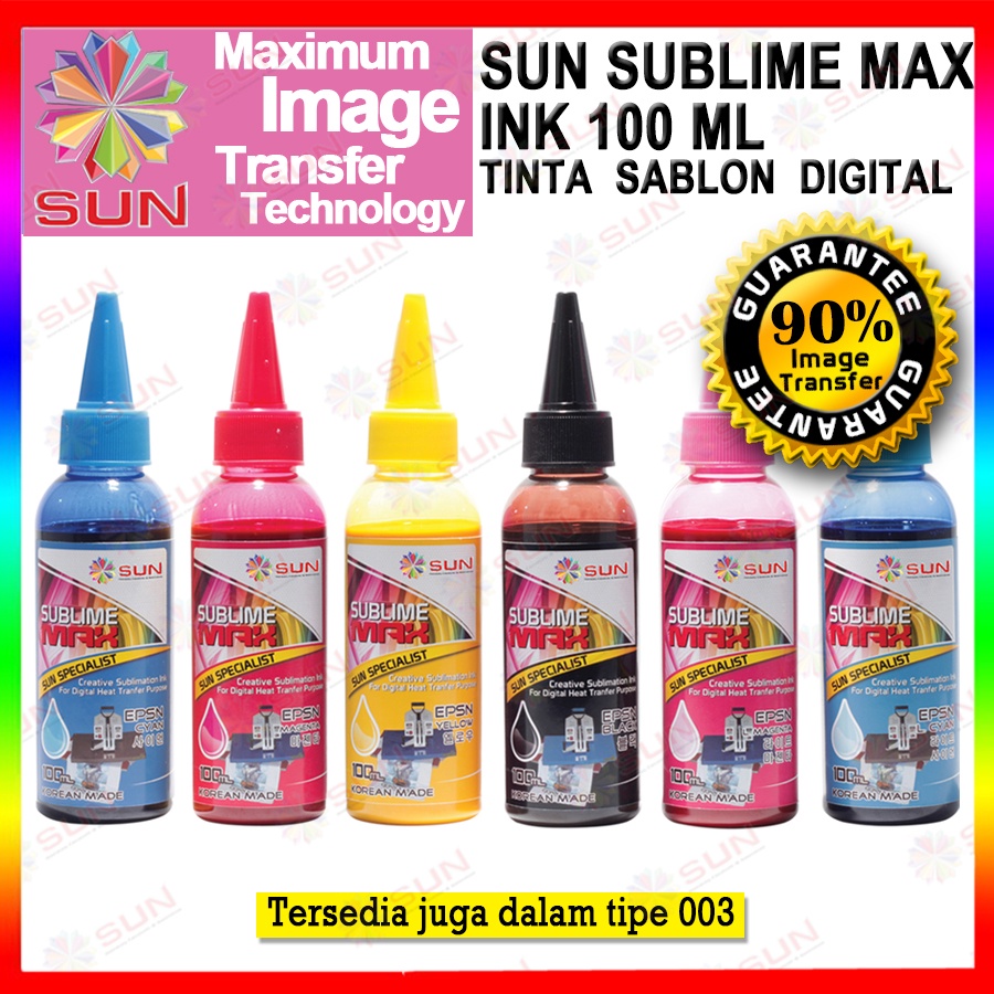 Jual Tinta Epson 664 / 673 Sablon Sublim Photo Korea Terbaik - SUN ...