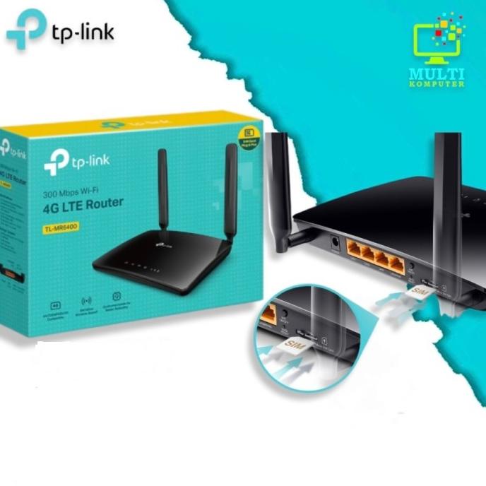 Jual TP-Link SIM Card GSM 3G/4G Router - TPLINK TL-MR6400 | Shopee ...