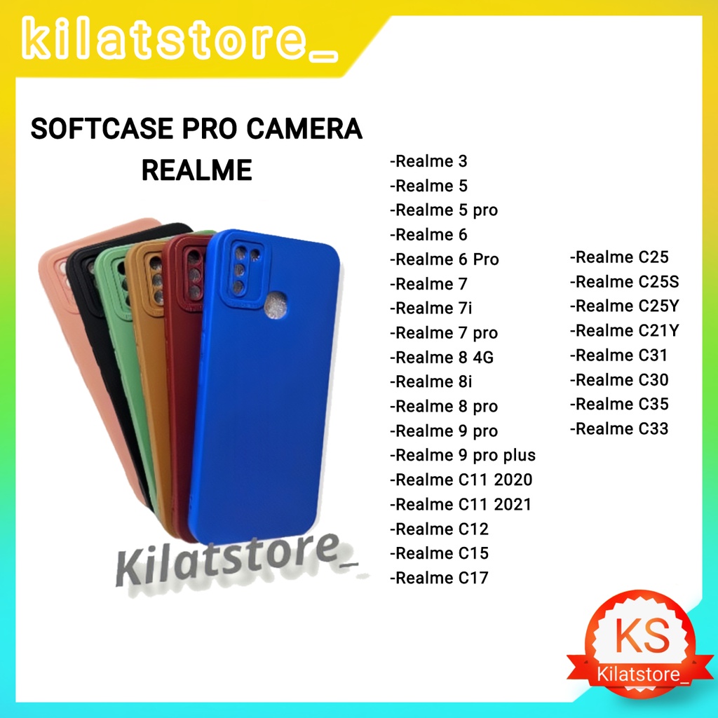 Jual Soft Case Macaron Candy + Protect Camera for Realme | Shopee Indonesia