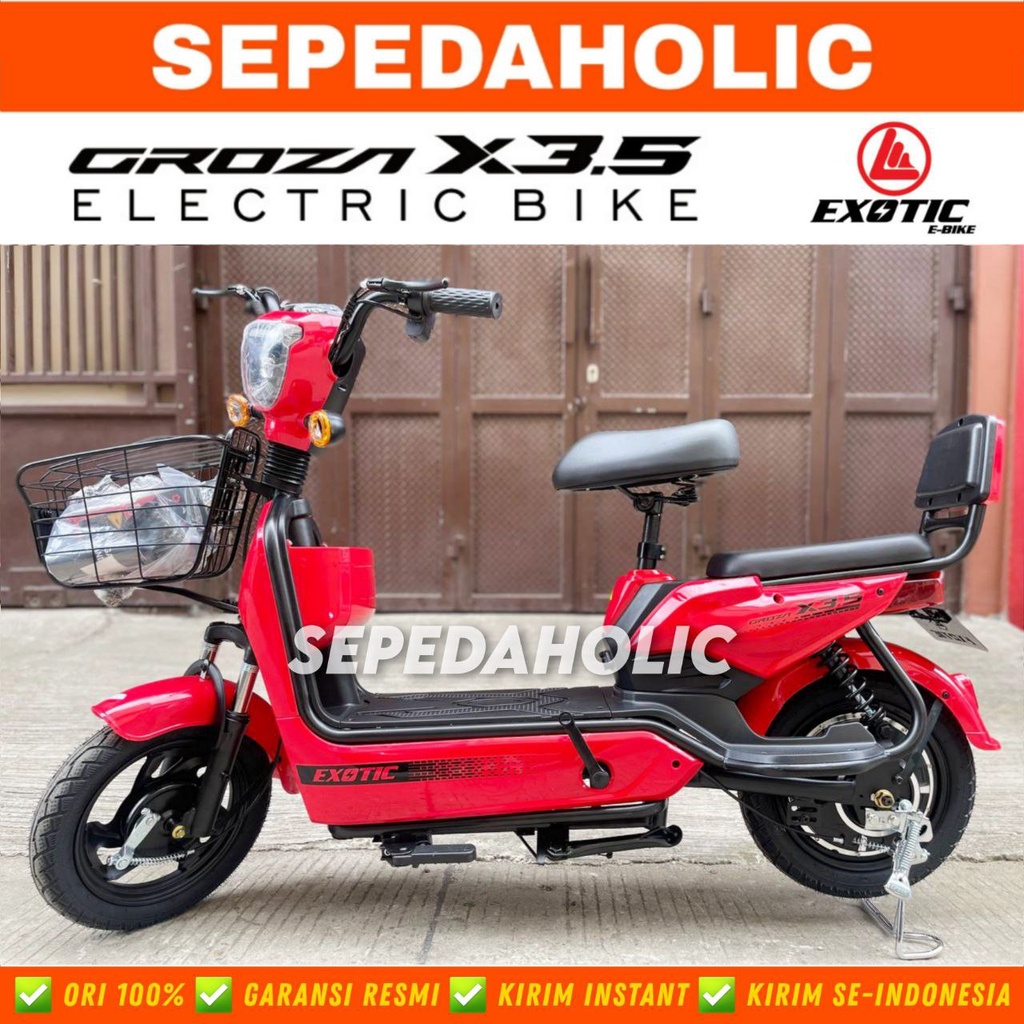Jual Sepeda Listrik EXOTIC GROZA X4 / COOLTECH 5.0 / X TRACK Electric E ...