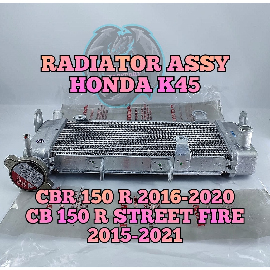 Jual RADIATOR K45 Motor Honda CB 150R NEW STREET FIRE 2015-2021 , CBR ...