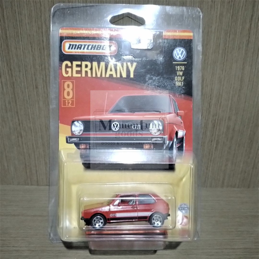 Jual 1976 VW Golf MK1 Red Klasik Matchbox Die Cast + Blister Card ...