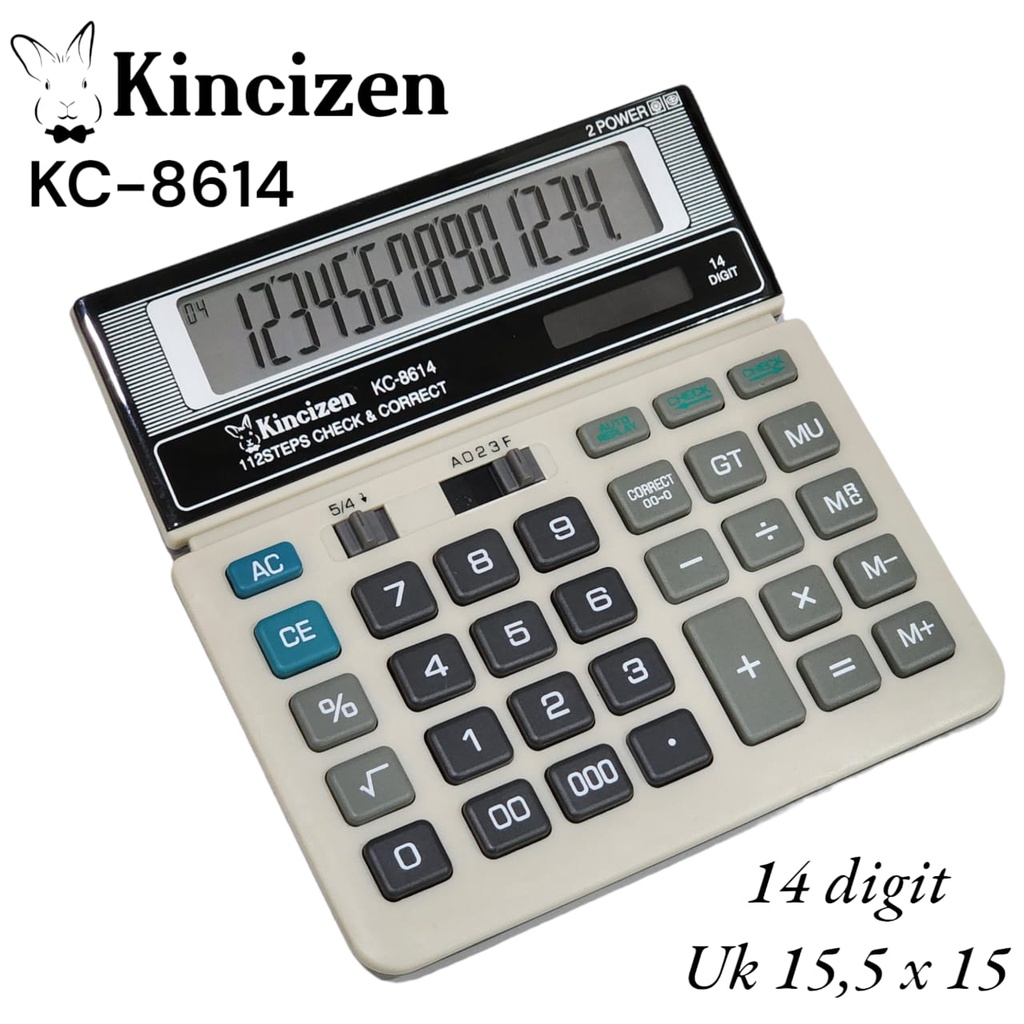 Jual CALCULATOR KALKULATOR Dagang 14 Digit KINCIZEN KC-8614 KINCIZEN ...