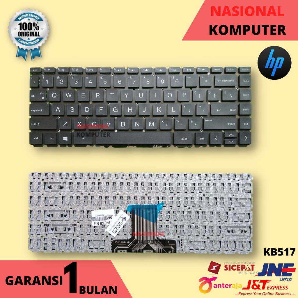 Jual Keyboard Hp 14-CK 14-CD 14-CM 14-DG 14-DQ 14s-DQ 240 G7 245 G7 246 ...