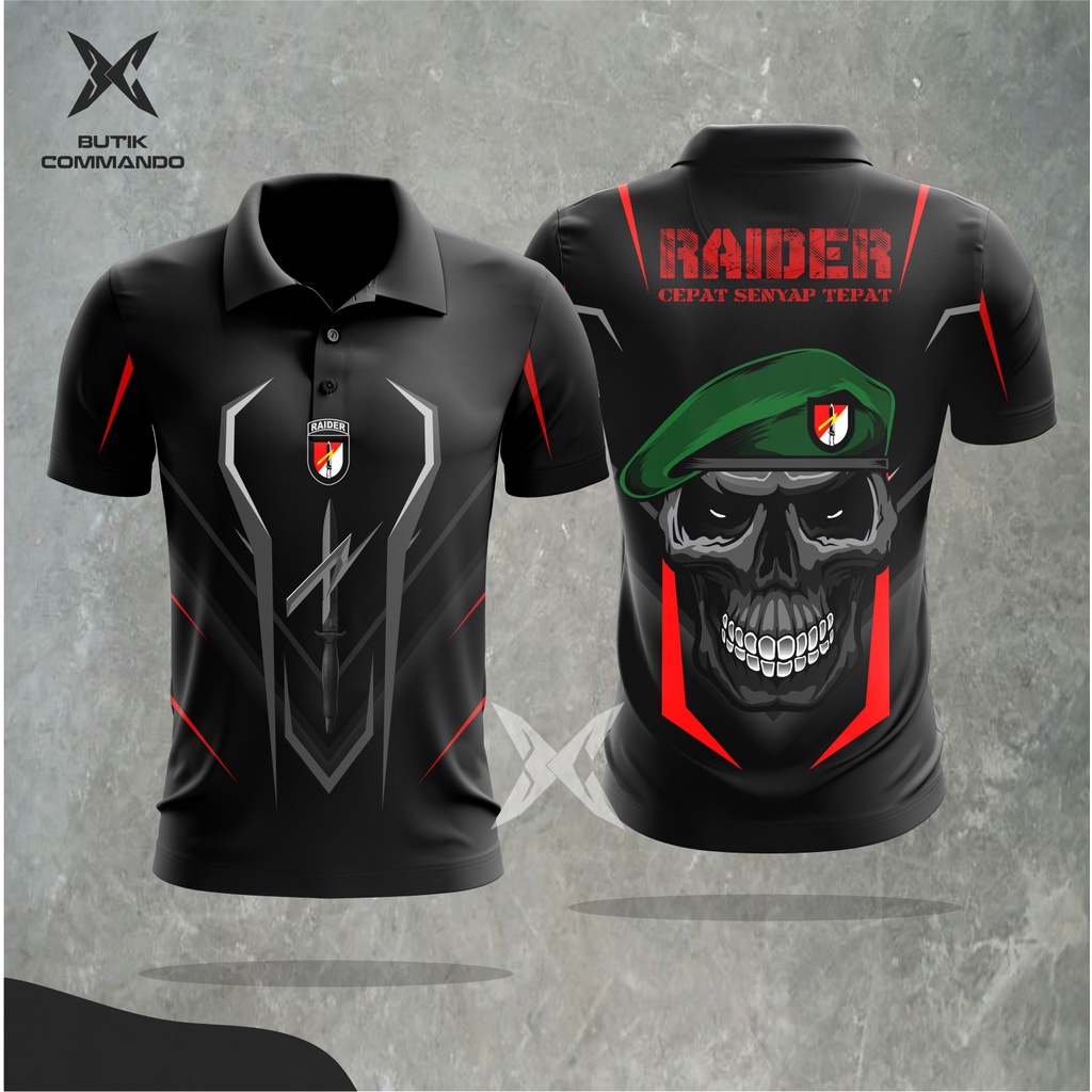 Jual Kaos Polo Shirt Pria Kaos Kerah Lengan pendek Raider Original ...