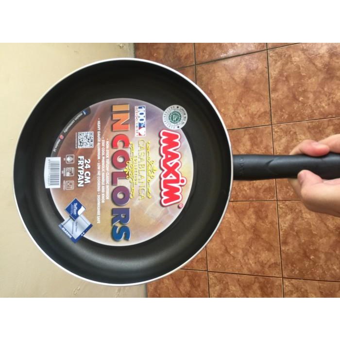Jual MAXIM FRY PAN / PENGGORENGAN / WAJAN CASABLANCA IN COLORS 24CM ...