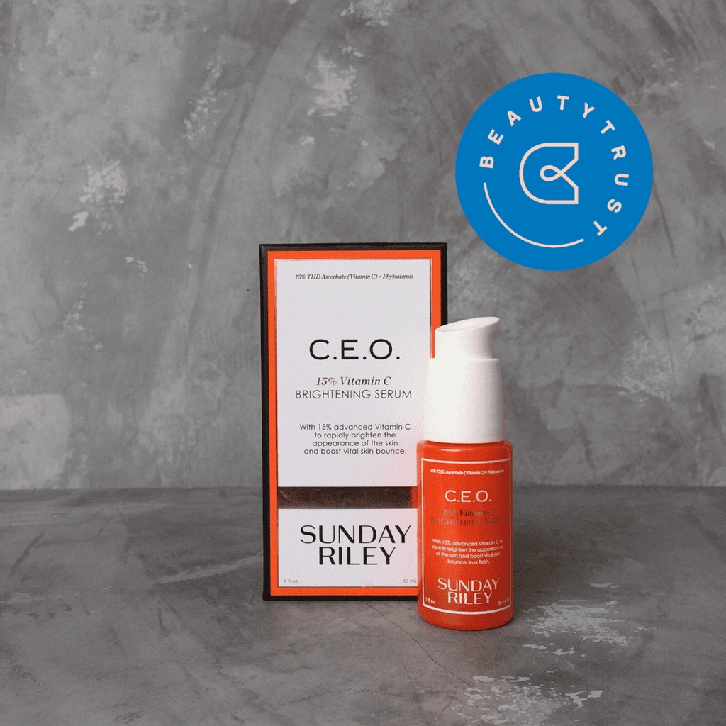 Jual Sunday Riley CEO 15% Vit C Brightening Vitamin C Serum -30ml ...