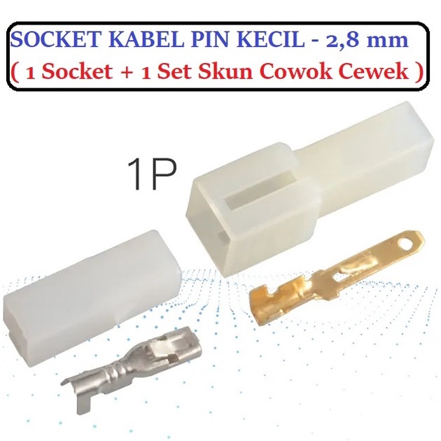 Jual Soket Socket Konektor Kabel 1 2 3 4 6 9 PIN KECIL 1 SET | Shopee ...