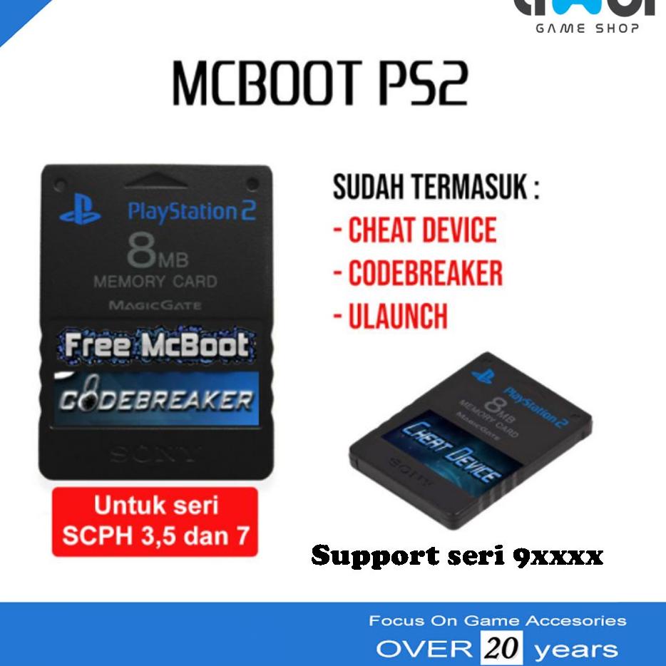 Jual ♧ Memory Card Free MCboot Ulaunch MC PS2 Fat Slim Harddisk Seri 9 ...
