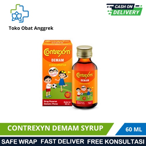 Jual Contrexyn Demam / Paracetamol / Penurun Panas / paracetamol syrup ...