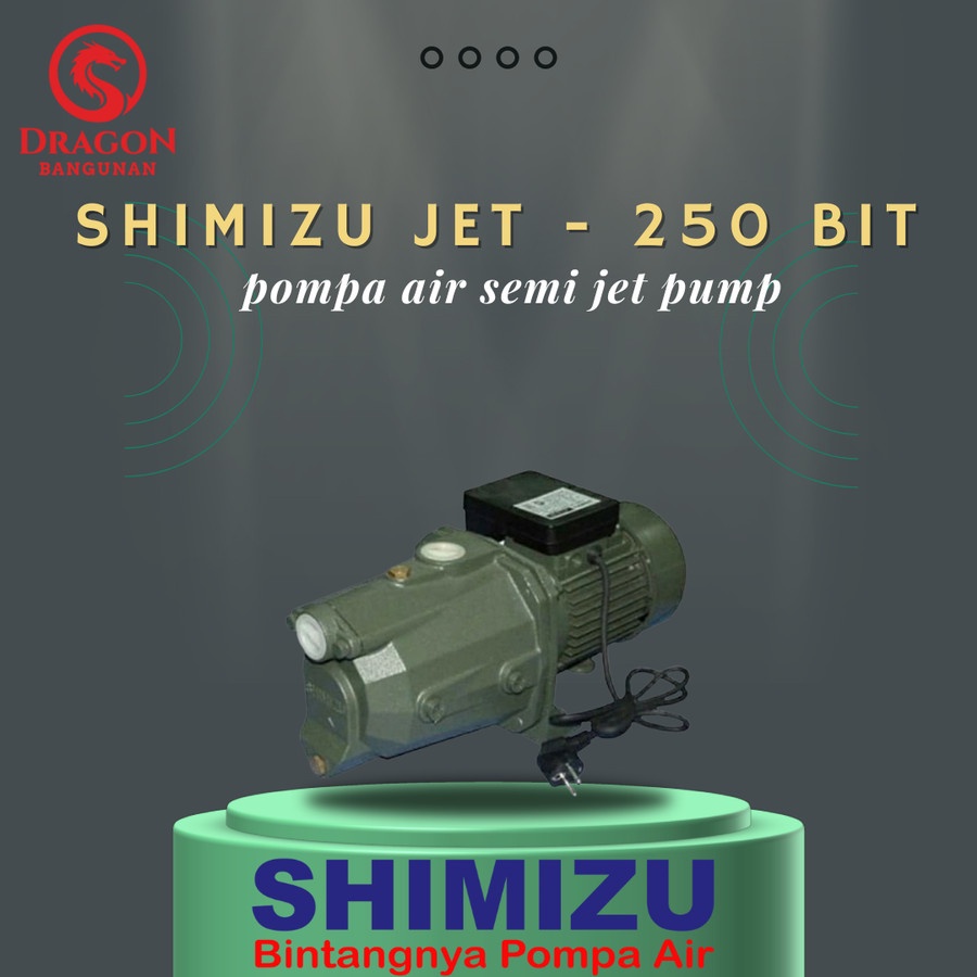 Jual POMPA AIR SEMI JET SHIMIZU JET-250 BIT - SEMIJET SHIMIZU JET 250 WATT | Shopee Indonesia
