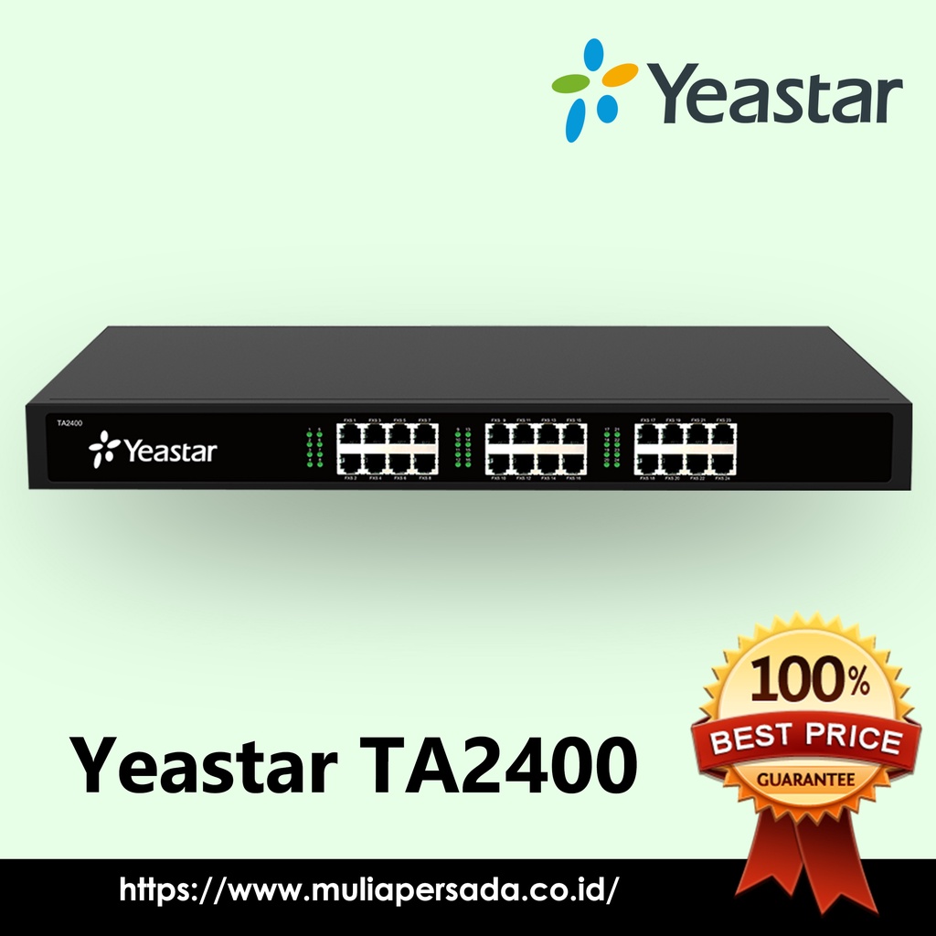 Jual Yeastar TA2400 - 24 FXS Analog VoIP Gateway | Shopee Indonesia
