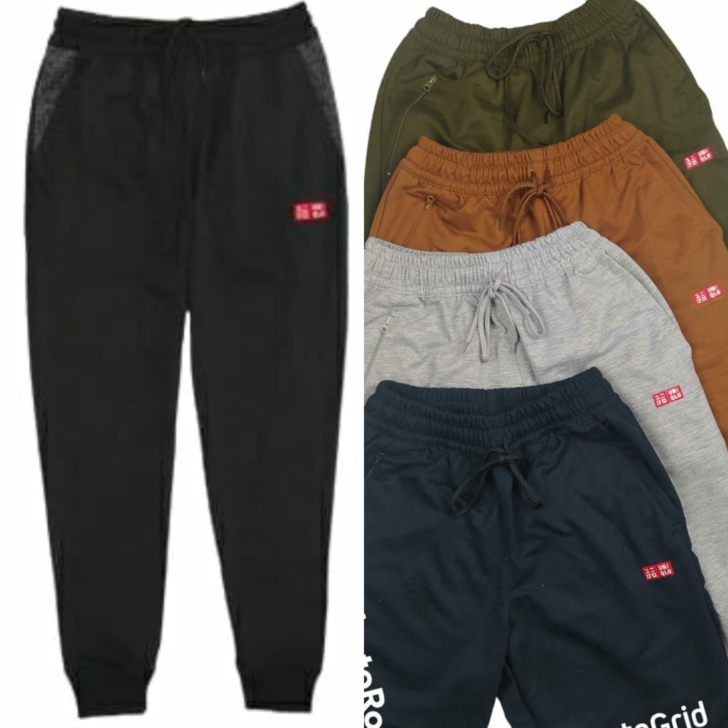 Jual Celana panjang training UNIQLO olahraga cowok cewek jogger senam ...
