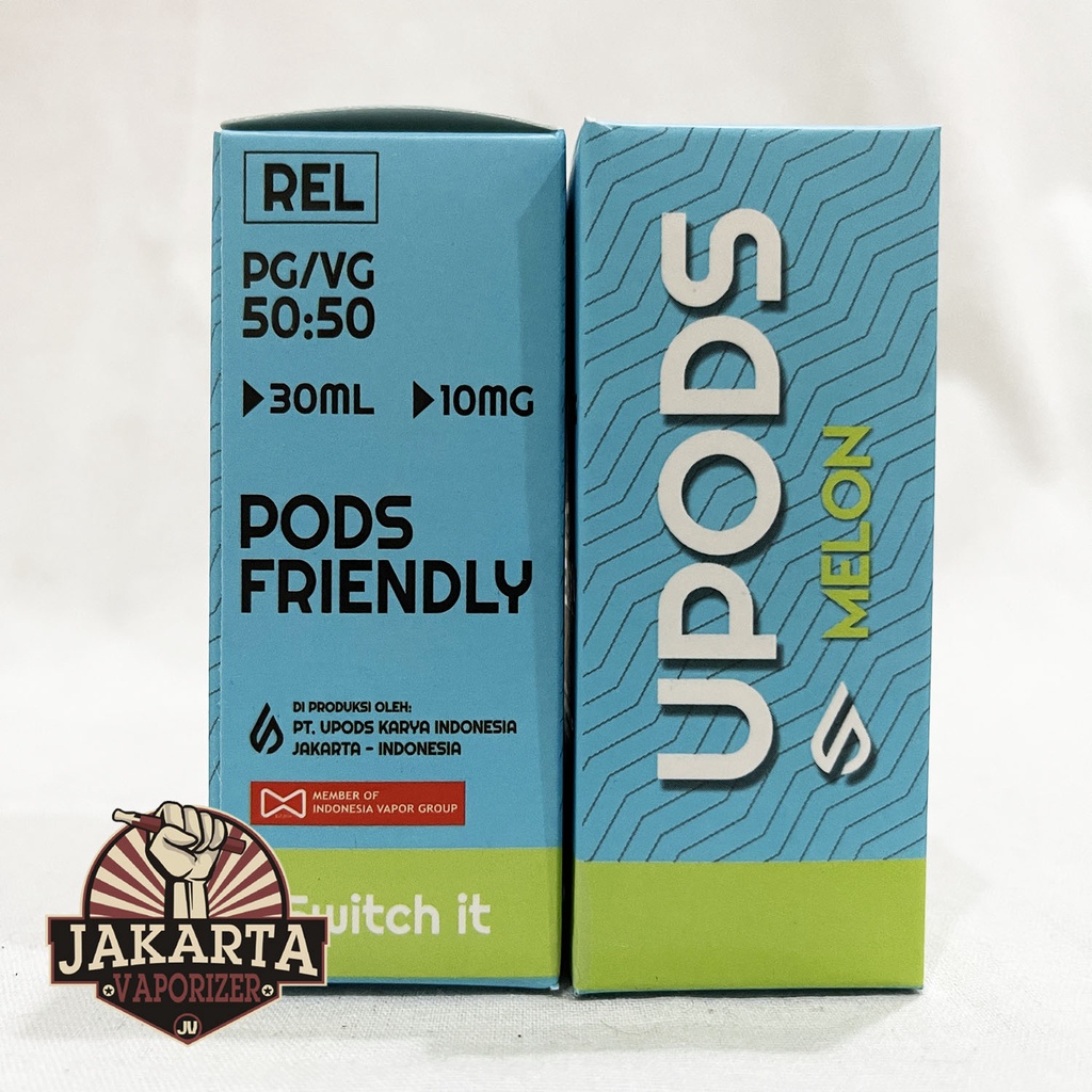 Jual [SALT] UPODS MELON 30ML 10MG BY UPODS JUICE CARTEL LIQUID SALT ...