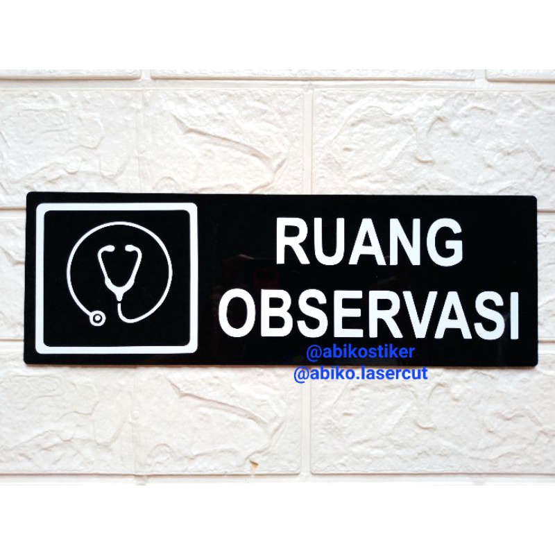 Jual SIGN BOARD ACRYLIC TEMA KESEHATAN - KLINIK - KEDOKTERAN - PAPAN ...