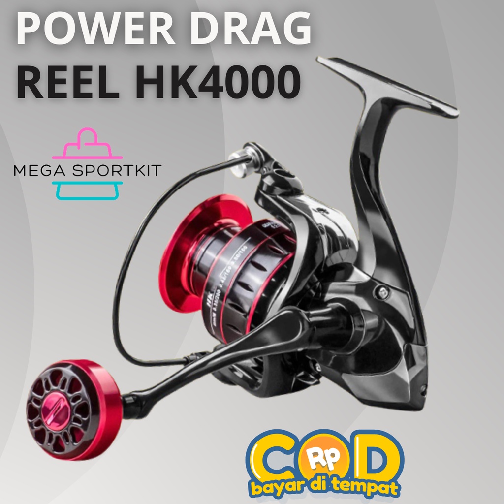 Jual PROMO Reel Pancing PREMIUM METAL SERIES LINNHUE HM3000 LINNHUE ...