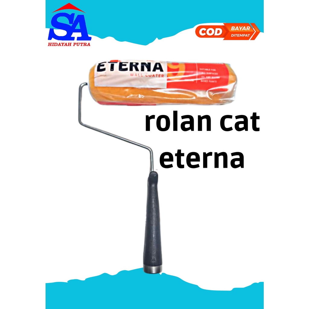 Jual KUAS ROLL BESAR 9" ETERNA INCH PAINT ROLLER KUAS ROL CAT TEMBOK 9 ...