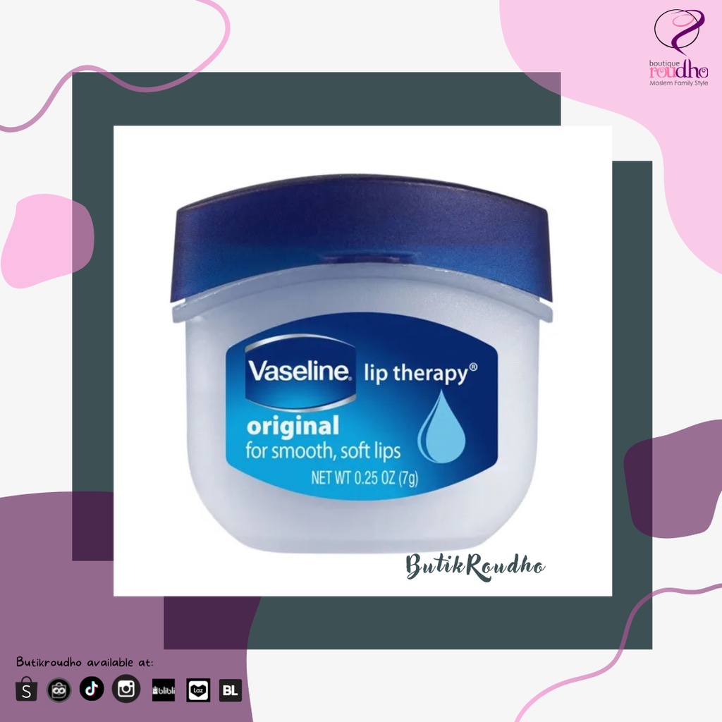 Jual Vaselin Lip Therapy Original 7 gr | Shopee Indonesia