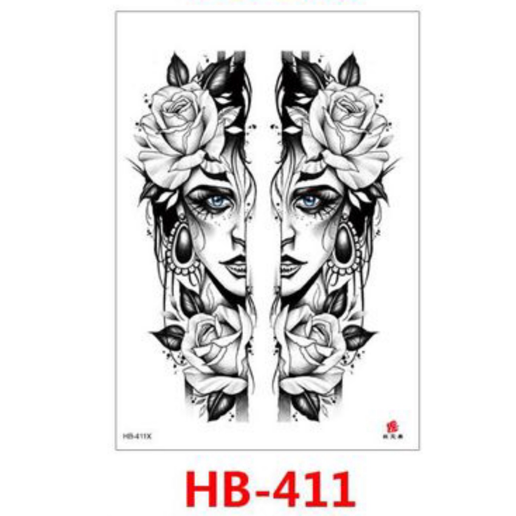 Jual Tato Temporer Ukuran 21cm x 15cm Motif Macan Mandala HB 397 Tato ...