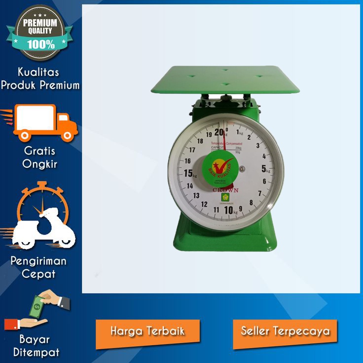 Jual NHON HOA Timbangan Duduk Jarum 20 Kg Vietnam Quality/ NHON HOA Manual 20 Kg | Shopee Indonesia