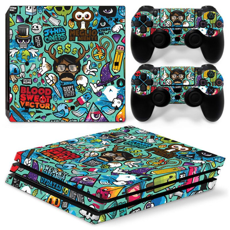 Jual STICKER PELINDUNG / GARSKIN PS4 (SLIM ,FAT & PRO) STICK3R BOMB ...