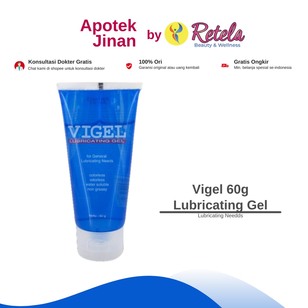Jual VIGEL LUBRICATING GEL 60 GR | Shopee Indonesia