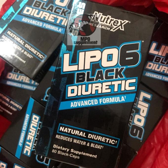 Jual Nutrex Lipo-6 Black Diuretic 80 caps Water Loss Waterloss Aqua ...