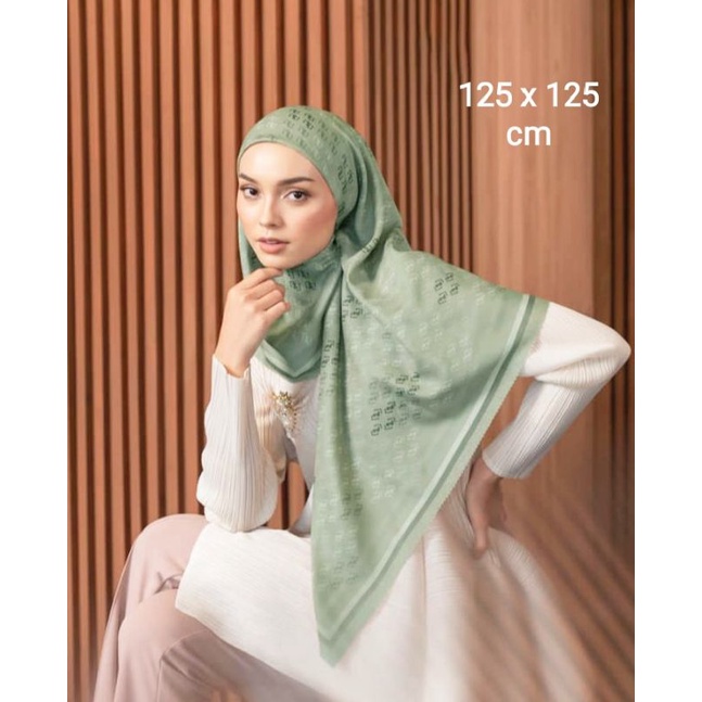 Jual SALE HIJAB / SYARI MURATAA SAGE / COD / KERUDUNG VOAL MOTIF / SEGI EMPAT VOAL / JILBAB ...