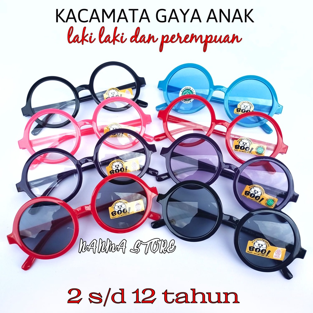 Jual Kacamata gaya anak laki laki dan perempuan model bulat korean ...