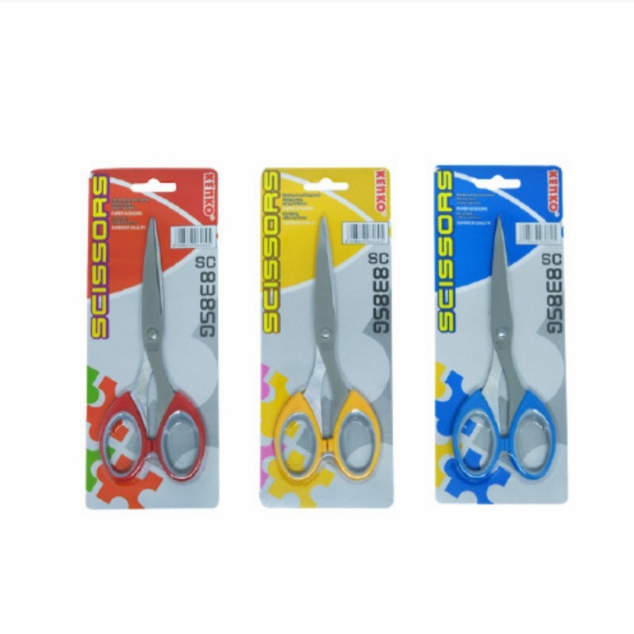 Jual Gunting Scissor Kenko SC-838 Soft Grip Medium | Shopee Indonesia