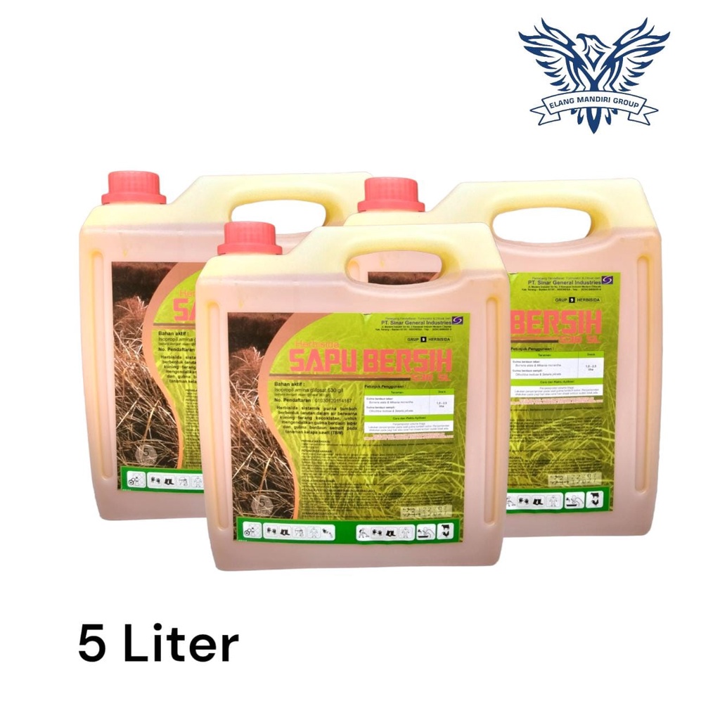 Jual Sapu Bersih 530SL 5 Liter Herbisida Isopropil Amina Glifosat 530 g ...