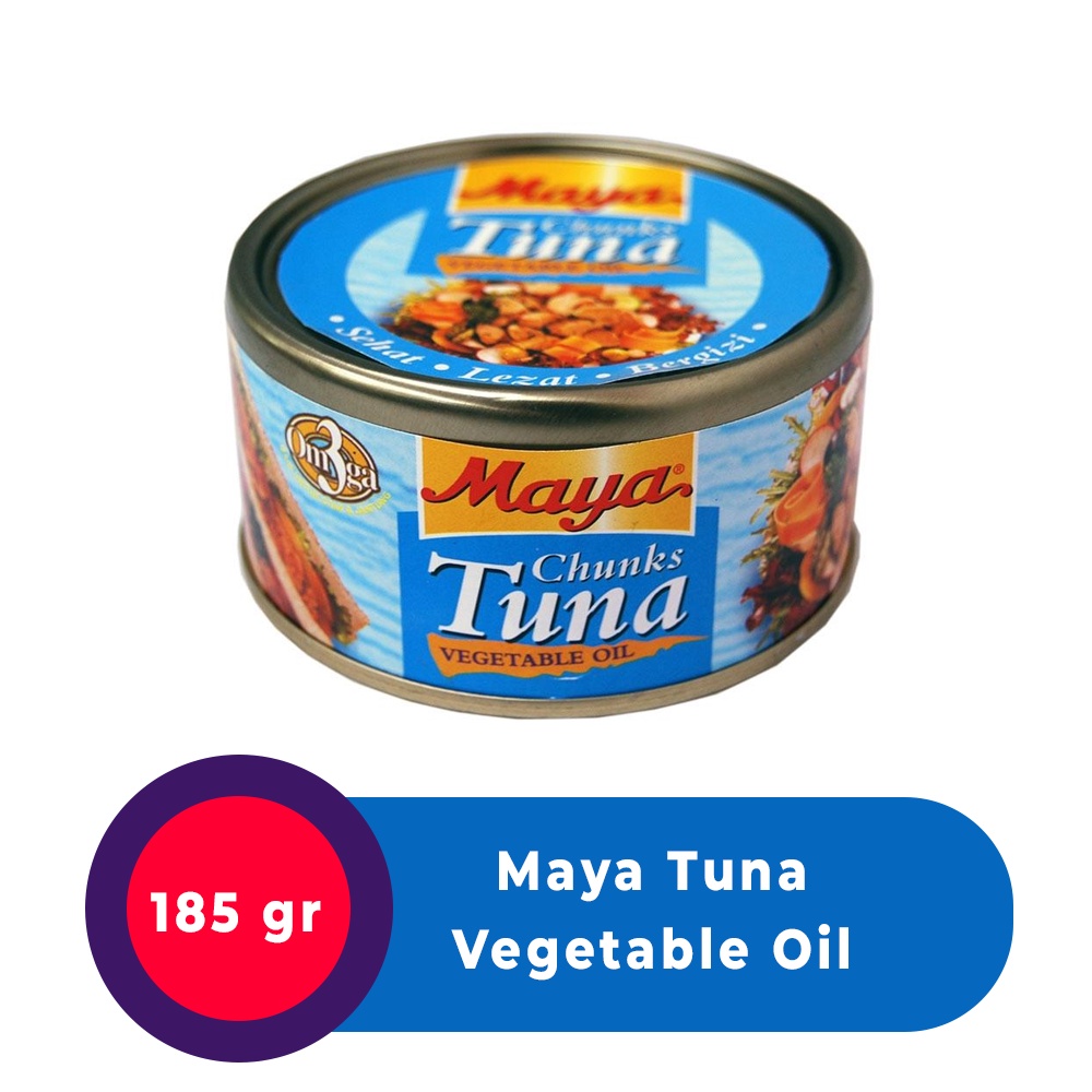 Jual Maya Tuna Vegetable Oil 185g | Shopee Indonesia