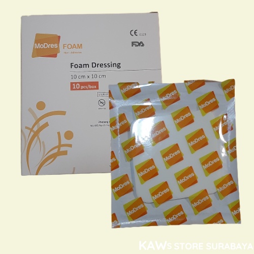 Jual Foam Dressing Modres Foam Non Adhesive 10x10 cm | Shopee Indonesia
