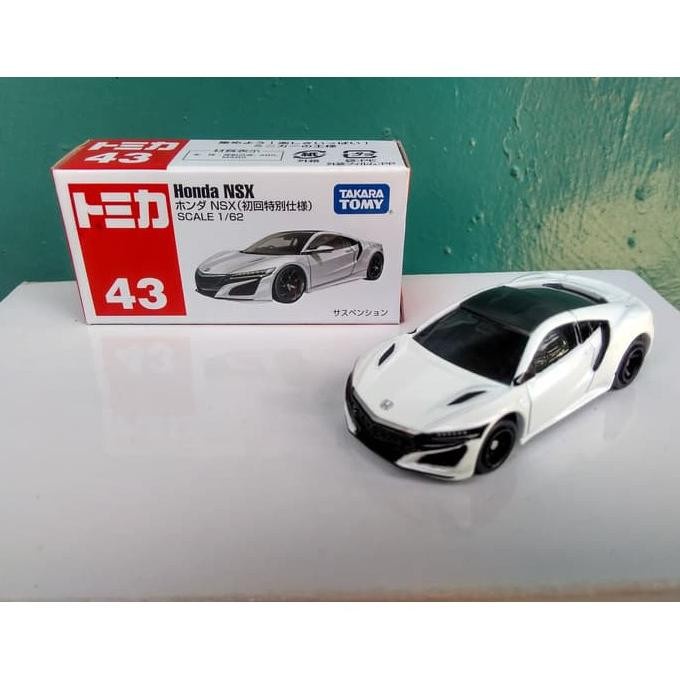 Jual TOMICA NO 43 HONDA NSX WHITE PUTIH DIECAST MINIATUR MOBIL TAKARA TOMY TERBARU | Shopee ...