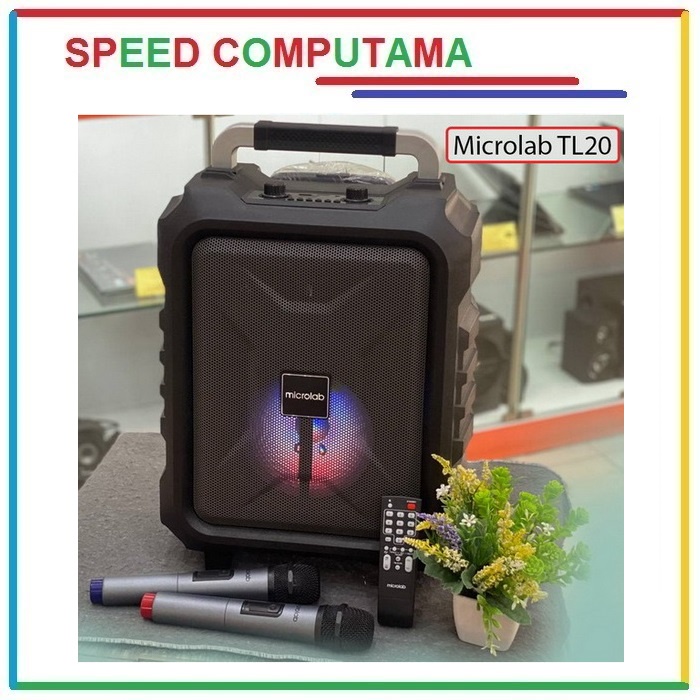 Jual Microlab TL20 Portable Bluetooth Outdoor Trolley Speaker | Shopee Indonesia