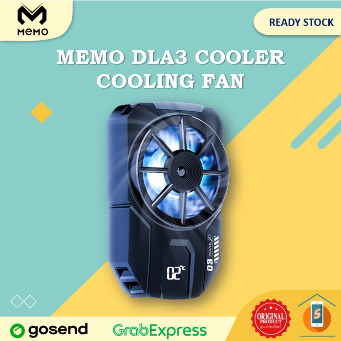 Jual MEMO DLA3 DL-A3 Mobile Cooling Fan Cooler Radiator Kipas Pendingin ...