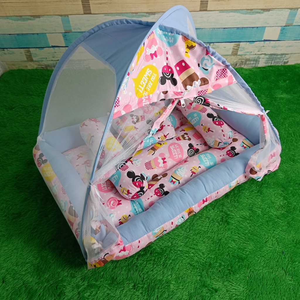 Jual 1 Set Kasur Bayi Kelambu FREE Bedcover | Kasur bayi | Matrass baby ...