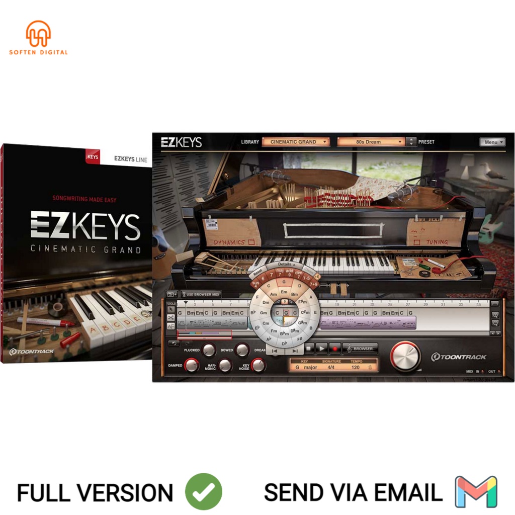 Jual Cinematic Grand EZKeys-Toontrack-VST Plugin Based on a classic ...